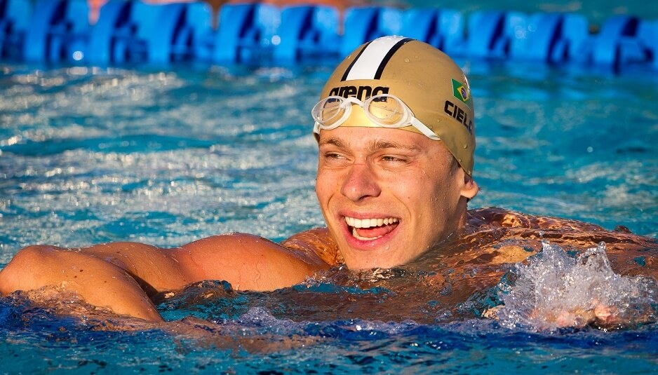 Cesar Cielo revela nome do filho no Esporte Fantástico | Portal Fama